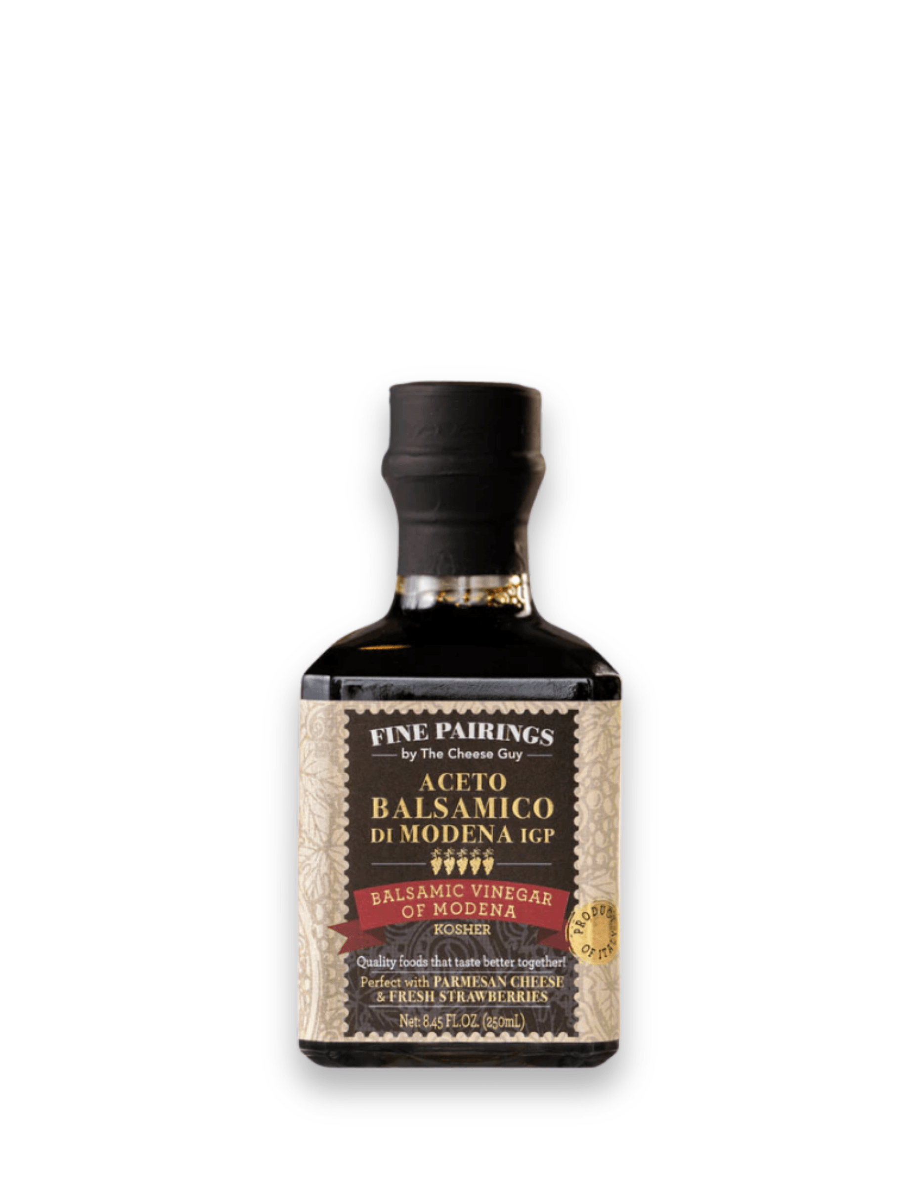 Balsamic Vinegar (5 Grapes) Square Bottle – The Cheese Guy